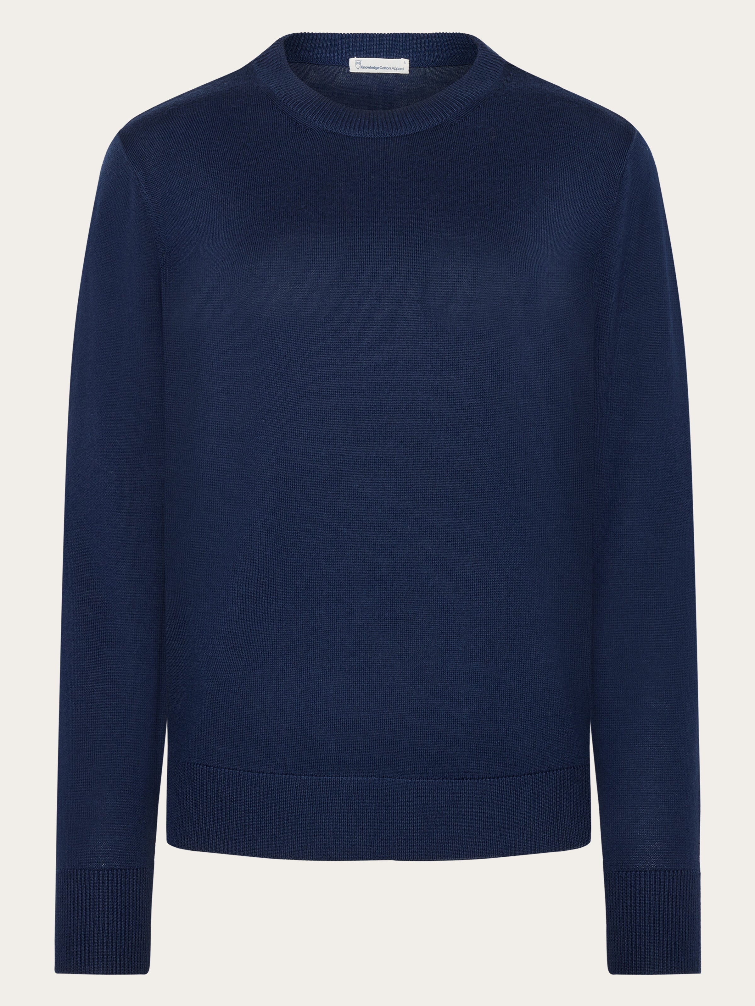 Merino crew neck sweater - Total Eclipse